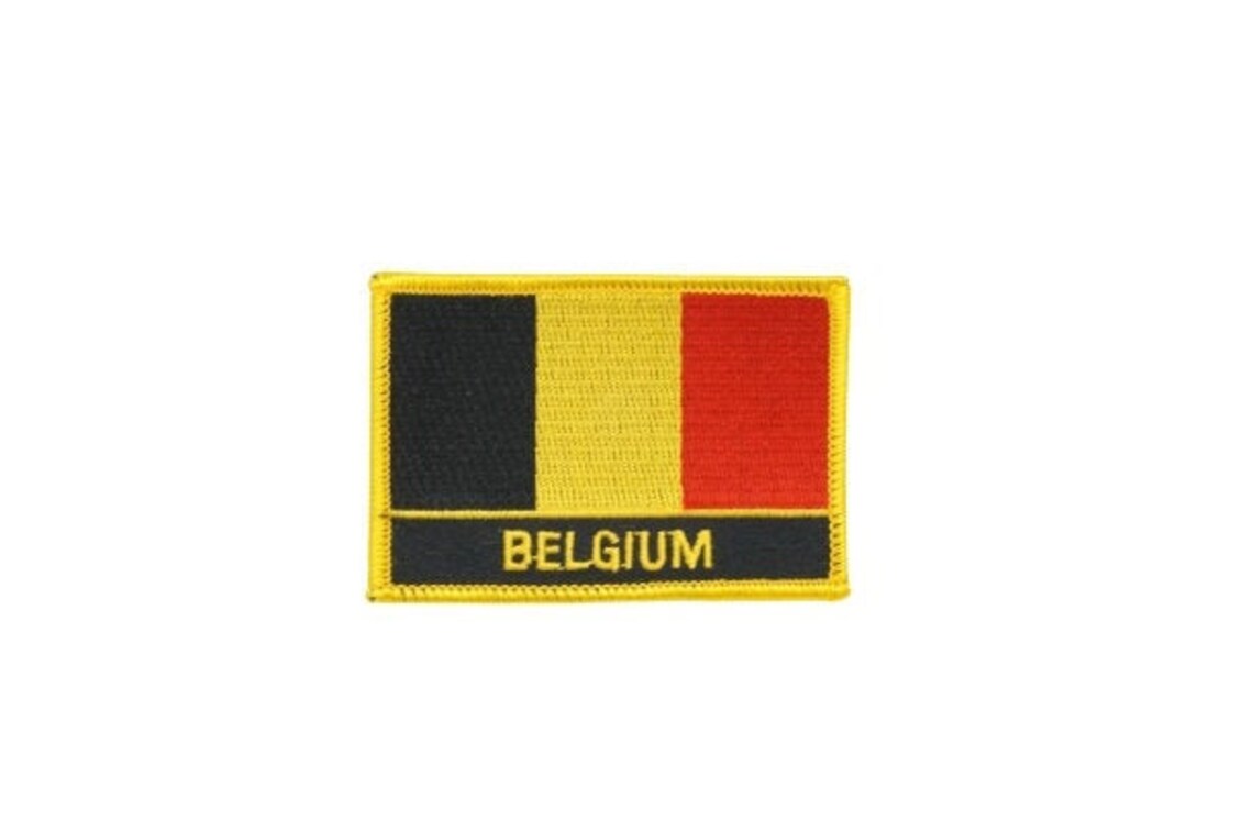 Belgium Patch / Belgium Flag Patch / Iron on or Sew On - Etsy