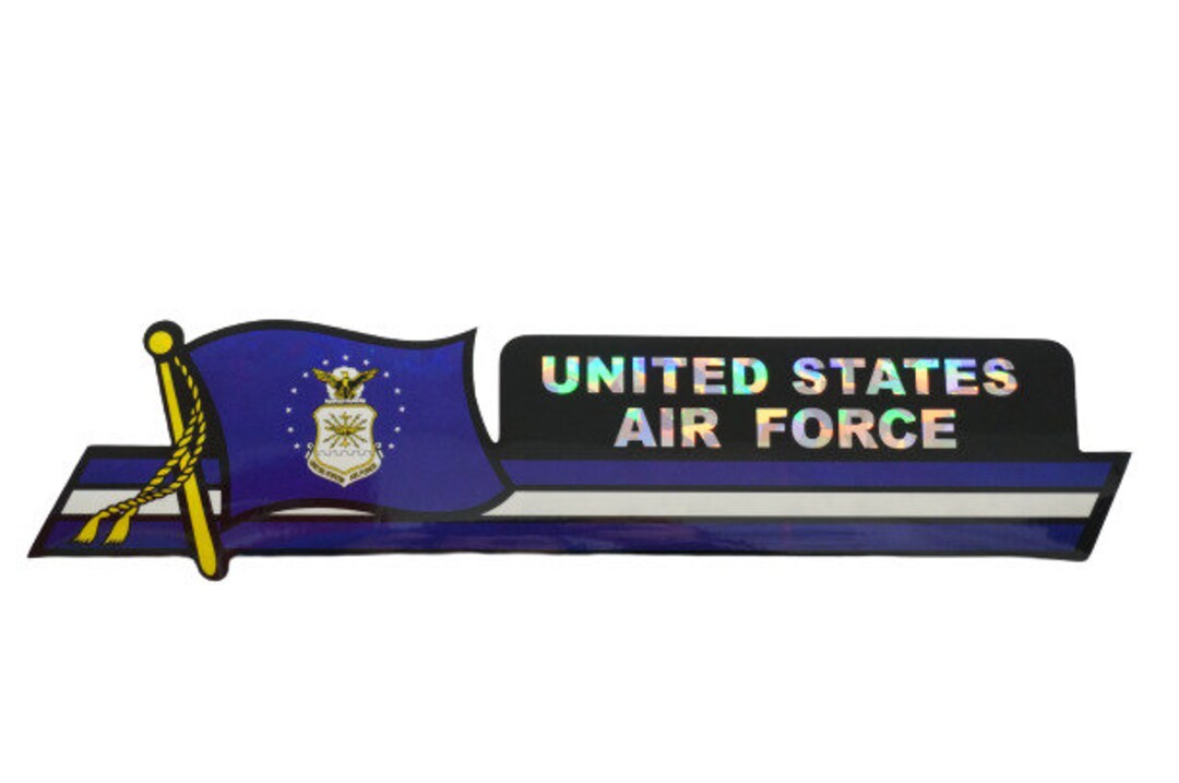 United States Air Force Bumper Sticker / United States Air Force Flag ...