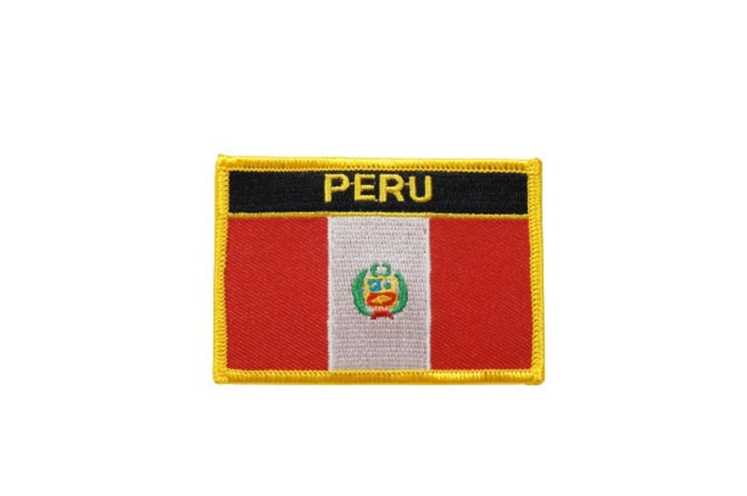 Peru Patch / Peru Flag Patch / Iron - on or Sew On - Etsy