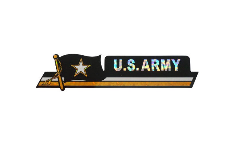 US Army Bumper Sticker / US Army Flag Sticker / 3 X 11 - Etsy