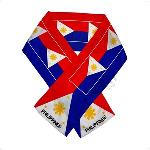 Philippines Scarf / Philippines Flag / Philippines Flag Scarves - Etsy