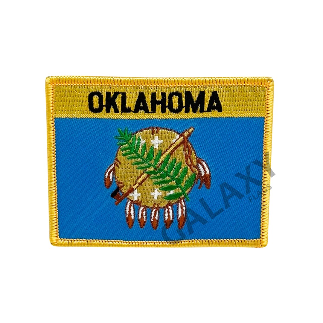 Oklahoma Patch / Oklahoma Flag Patch / Iron - on or Sew On - Etsy