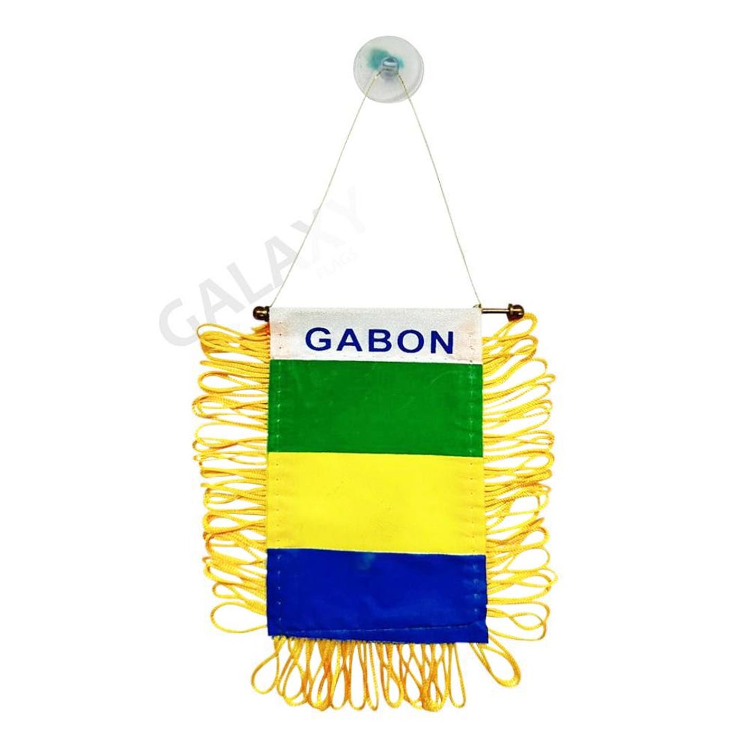 Gabon Mini Banner / Gabon Flag - Etsy