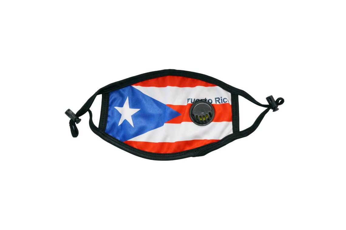 Máscara de Puerto Rico / Máscara facial con bolsillo de filtro ...