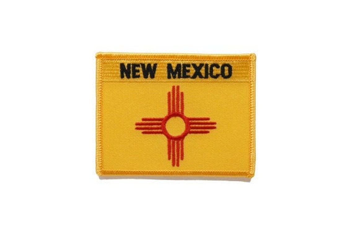 New Mexico Patch / New Mexico Flag Patch / Iron on or Sew | Etsy