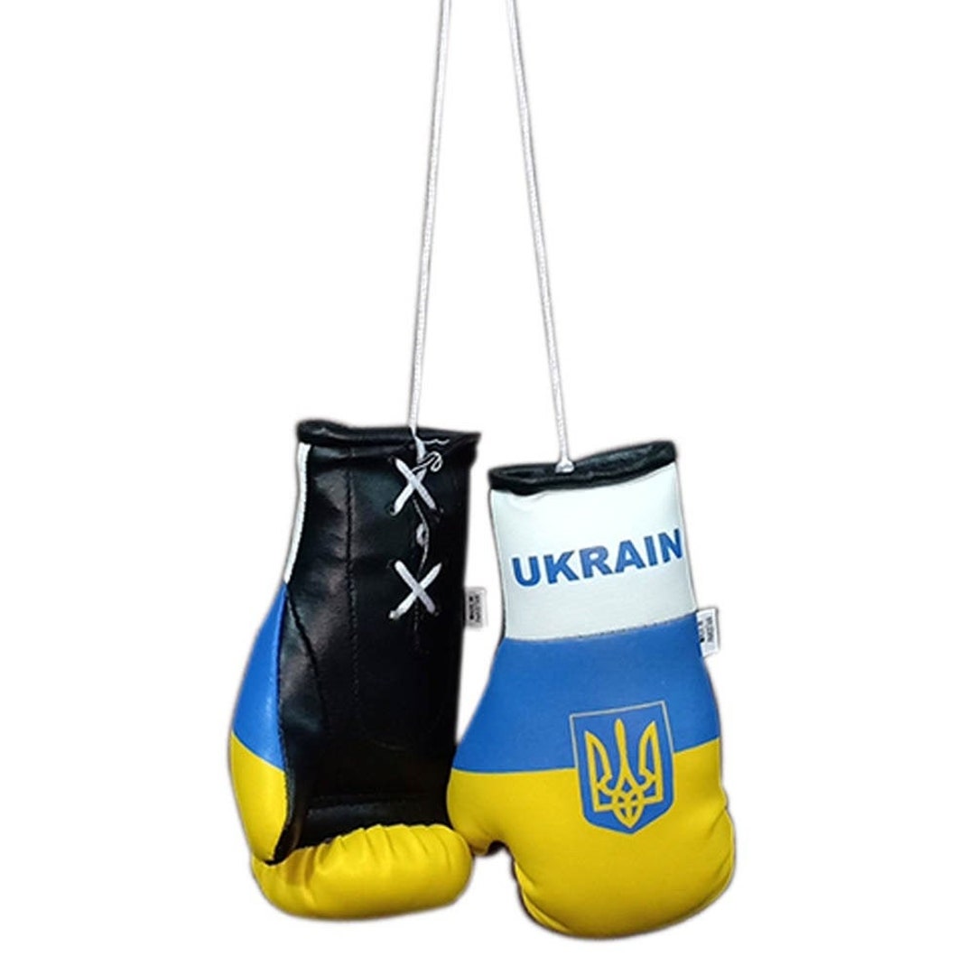 Ukraine Boxing Glove / Ukraine Flag / Mini Ukraine Boxing Glove ...
