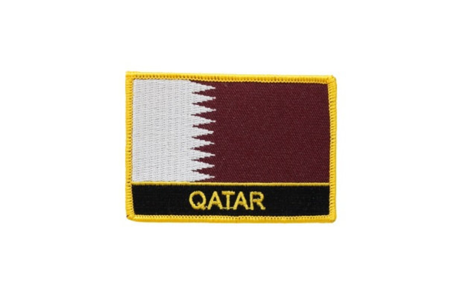 Qatar Patch / Qatar Flag Patch / Iron on or Sew On - Etsy