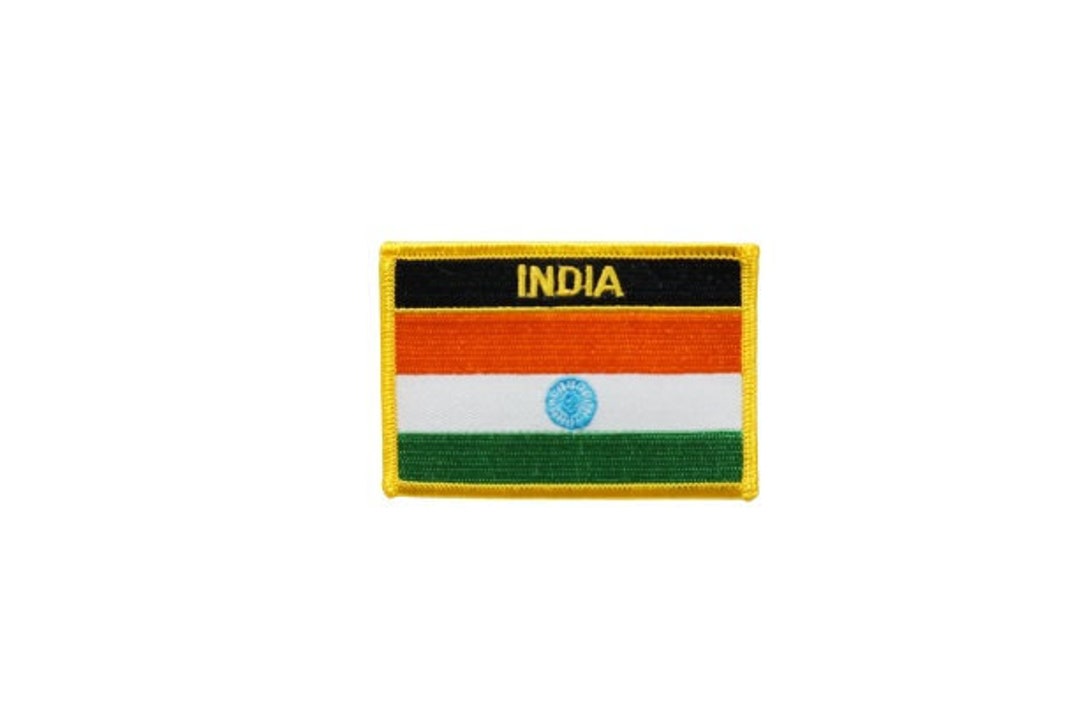 India Patch / India Flag Patch / Iron on or Sew On - Etsy