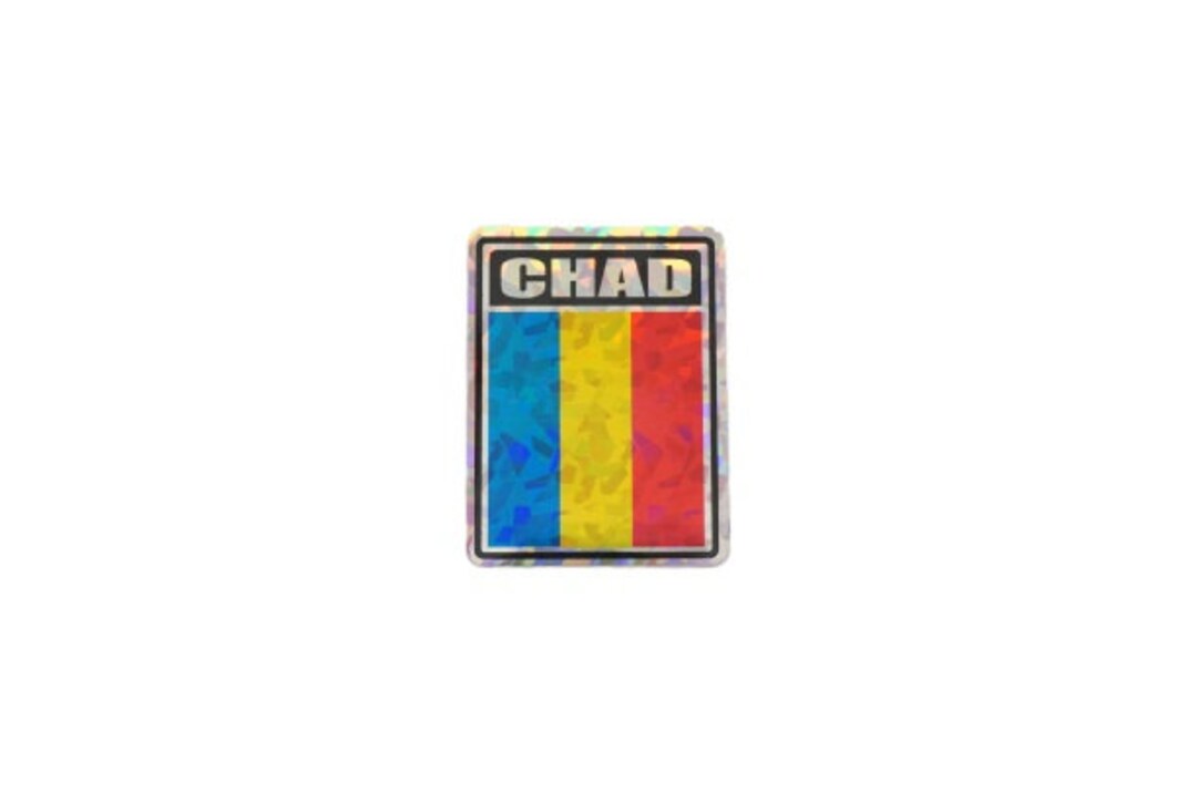 Chad Sticker / Chad Flag Sticker / "3x4" Chad Sticker - Etsy