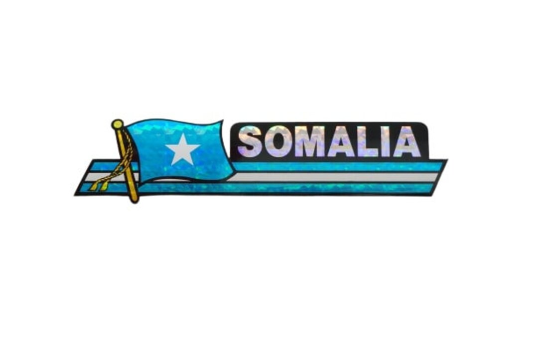 Somalia Bumper Sticker / Somalia Flag Sticker / 3 X 11 3/4 Somalia ...
