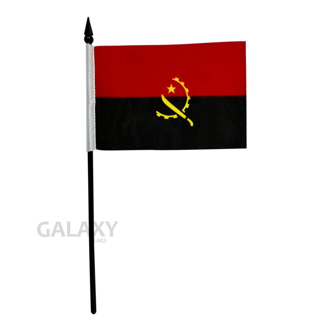 Angola "4x6" Flag / Angola Flag/ Angola Desk Flag - Etsy