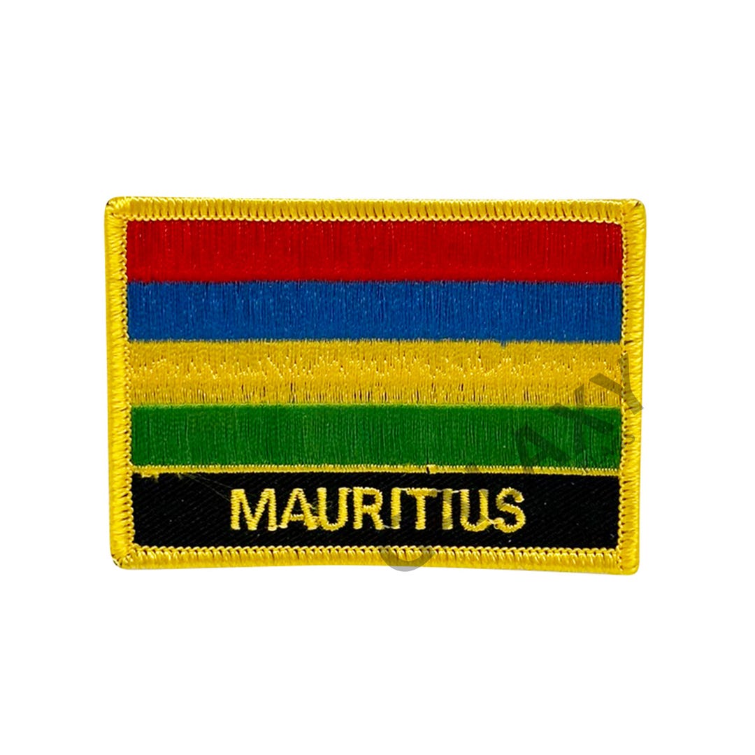Mauritius Patch / Mauritius Flag Patch / Iron - on or Sew On - Etsy