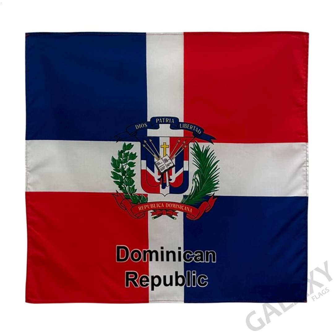 Dominican Republic Bandana / Dominican Republic Flag Bandanna - Etsy