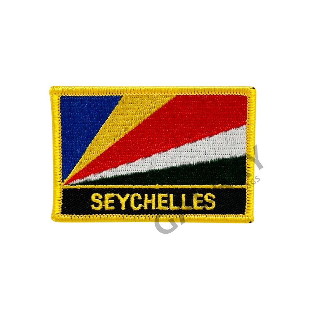 Seychelles Patch / Seychelles Flag Patch / Iron - on or Sew On - Etsy