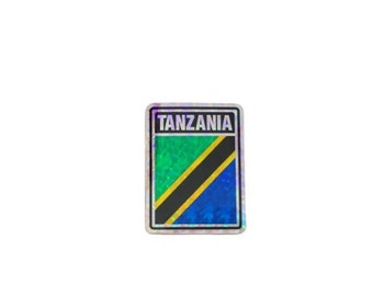 Tanzania Sticker Flag MF for Laptop Book Fridge Guitar Motorcycle ...