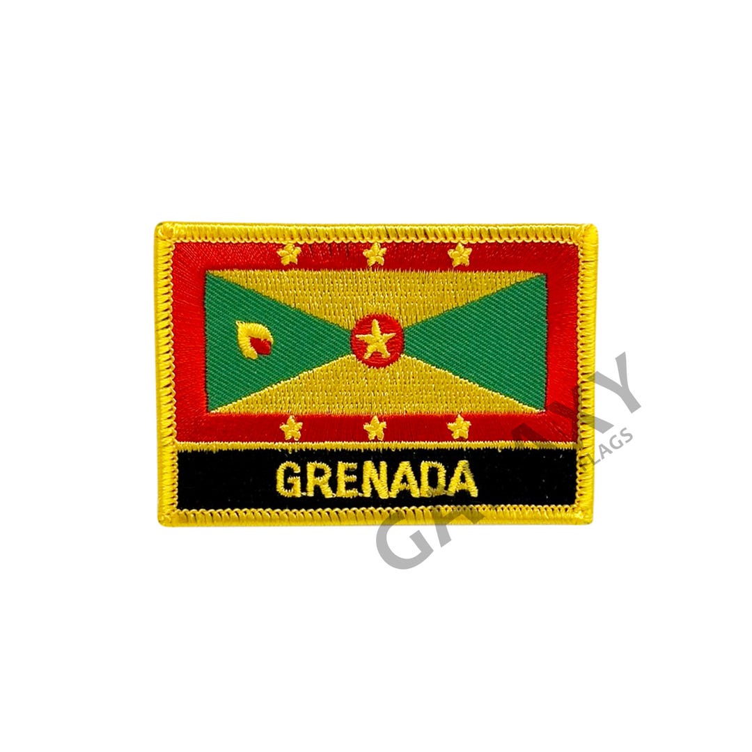 Grenada Patch / Grenada Flag Patch / Iron - on or Sew On - Etsy