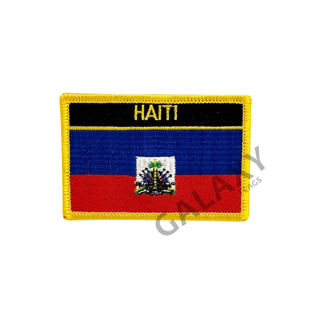 Haiti Patch / Haiti Flag Patch / Iron - on or Sew On - Etsy