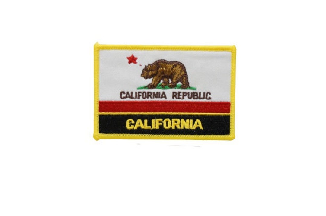 California Patch / California Flag Patch / Iron - on or Sew On - Etsy