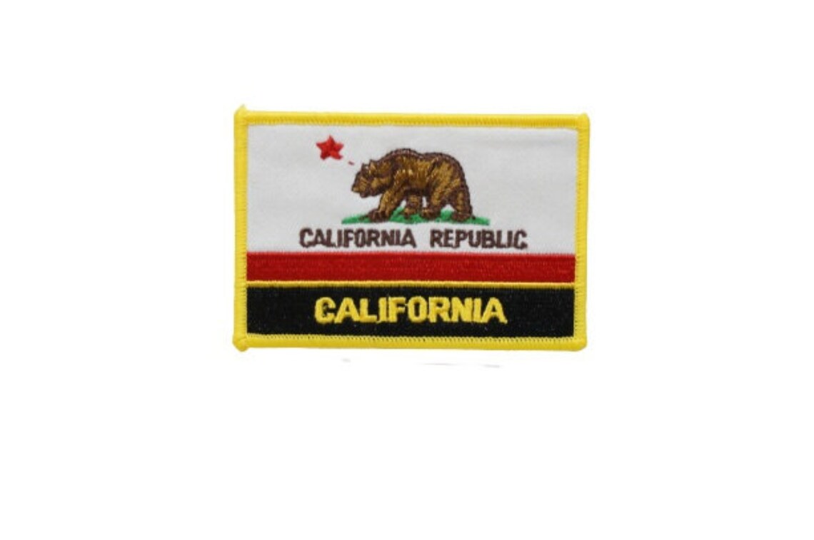 California Patch / California Flag Patch / Iron on or Sew On | Etsy