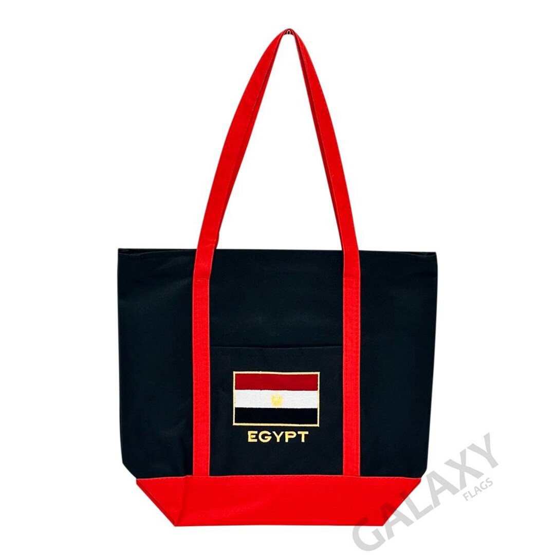 Egypt Flag Embroidered Tote Bag / Egypt Flag / Egypt Flag Handbag - Etsy