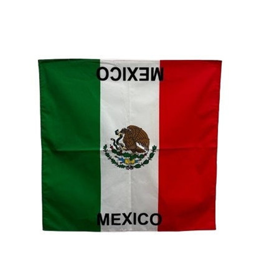 Mexico Bandana / Mexico Flag Bandana - Etsy