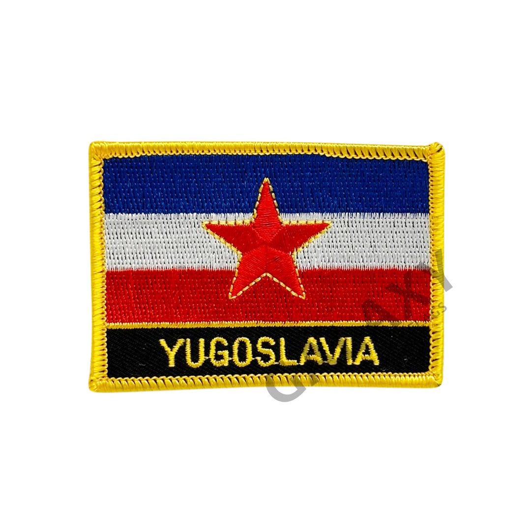 Yugoslavia Patch / Yugoslavia Flag Patch / Iron - on or Sew On - Etsy
