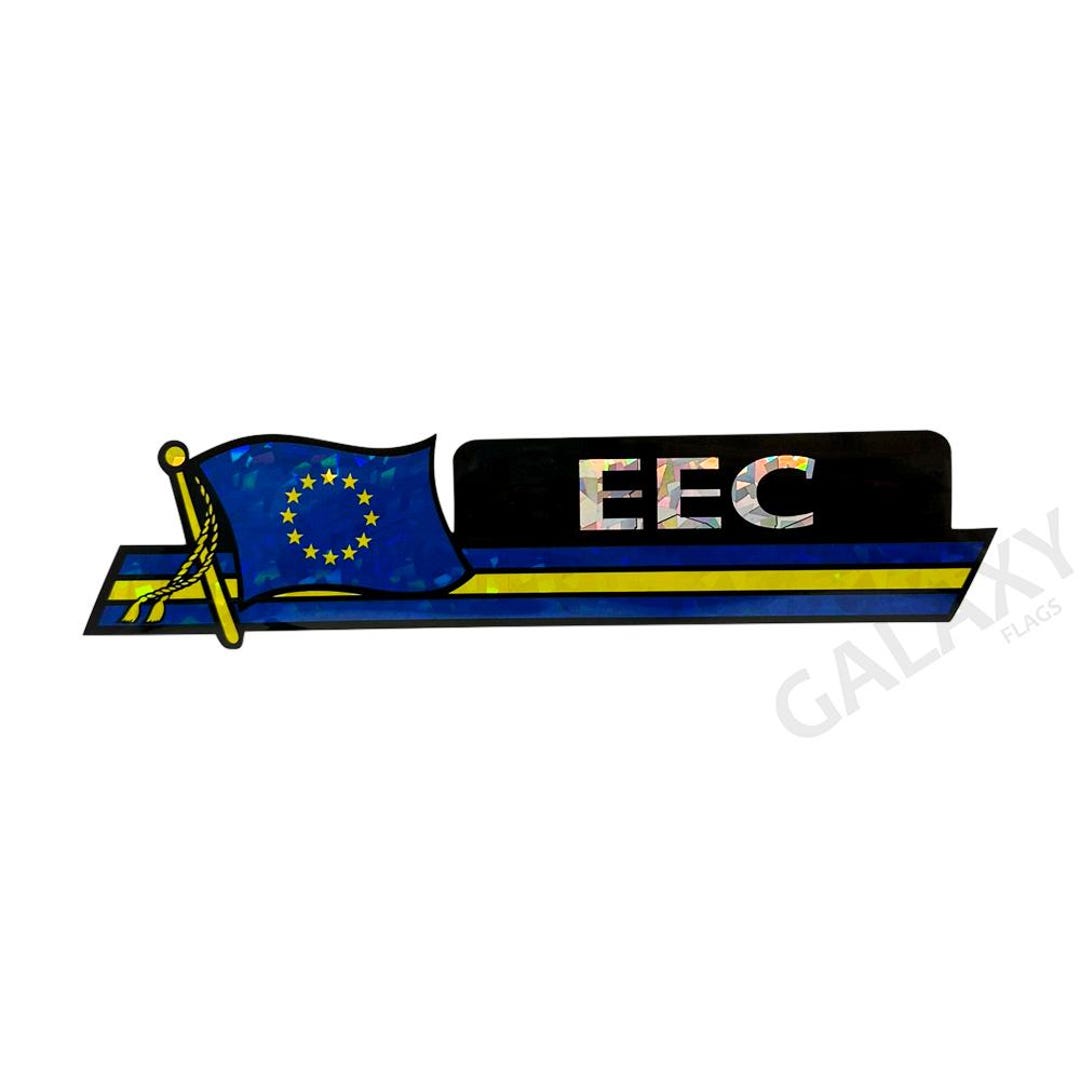 EEC European Union Bumper Sticker / EEC European Union Flag Sticker ...