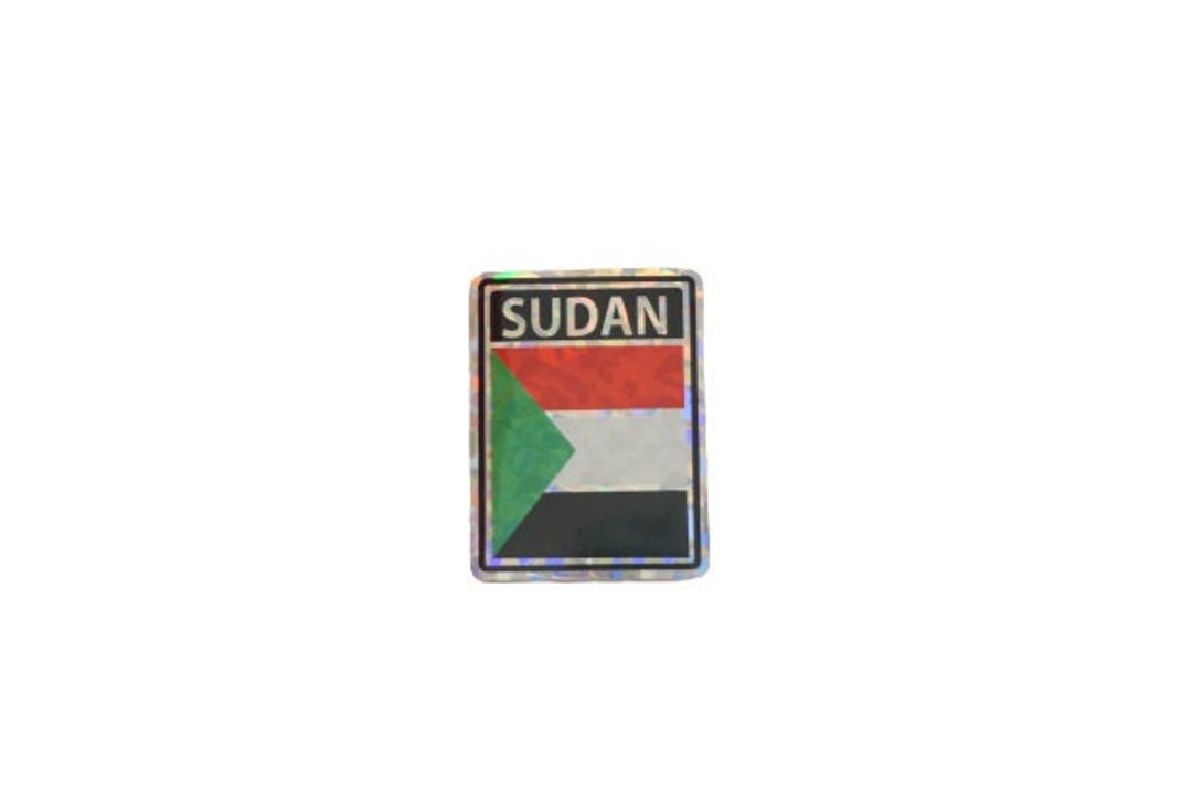 Sudan Sticker / Sudan Flag Sticker / "3x4" Sudan Sticker - Etsy