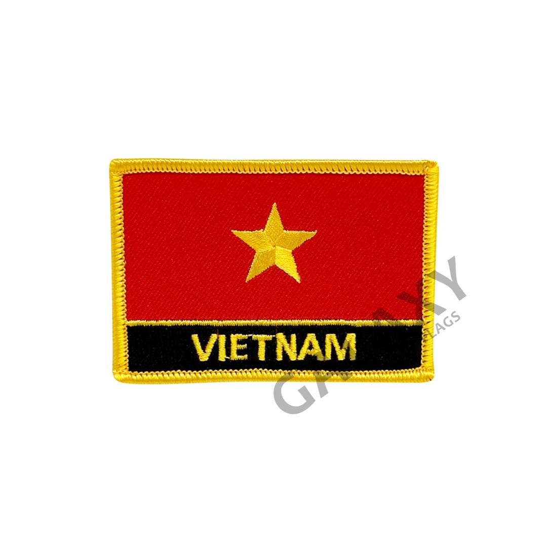 Vietnam Patch / Vietnam Flag Patch / Iron - on or Sew On - Etsy