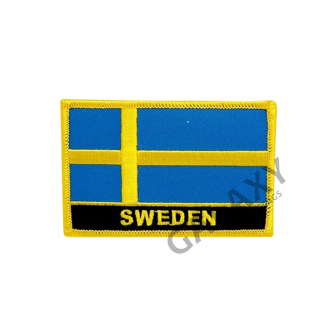 Sweden Patch / Sweden Flag Patch / Iron - on or Sew On - Etsy