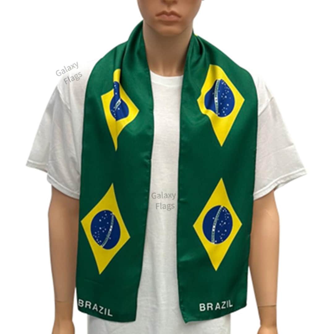 Brazil Scarf / Brazil Flag / Brazil Flag Scarves - Etsy