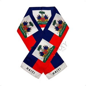 Haiti Scarf / Haiti Flag / Haiti Flag Scarves - Etsy