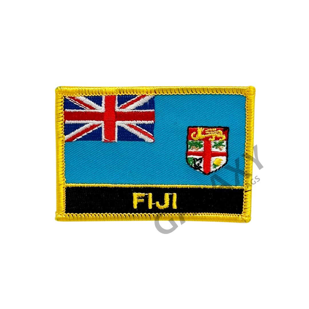 Fiji Patch / Fiji Flag Patch / Iron - on or Sew On - Etsy