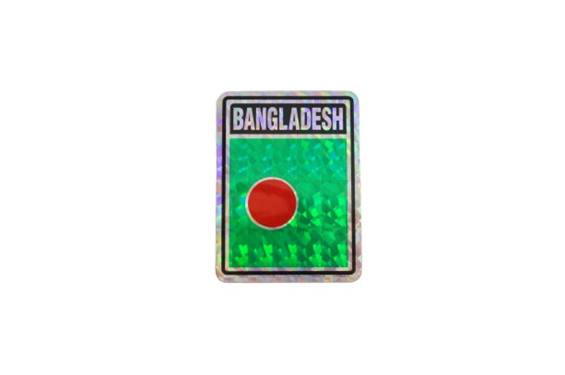 Bangladesh Sticker / Bangladesh Flag Sticker / 3x4 - Etsy