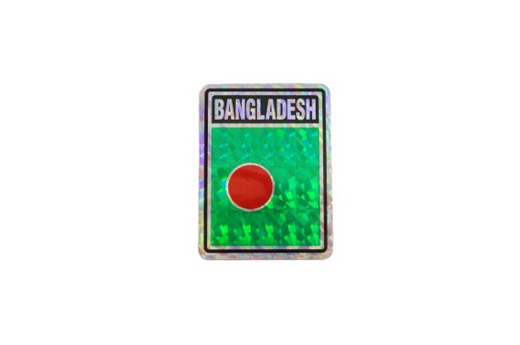 Bangladesh Sticker / Bangladesh Flag Sticker / 3x4 - Etsy