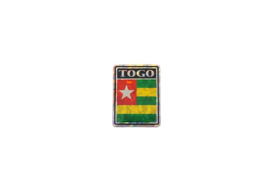Togo Sticker / Togo Flag Sticker / "3x4" Togo Sticker - Etsy