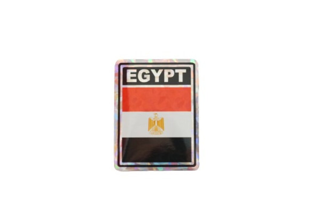 Egypt Sticker / Egypt Flag Sticker / "3x4" Egypt Sticker - Etsy