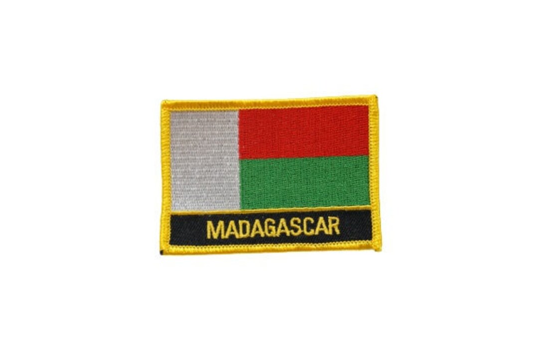Madagascar Patch / Madagascar Flag Patch / Iron on or Sew On - Etsy