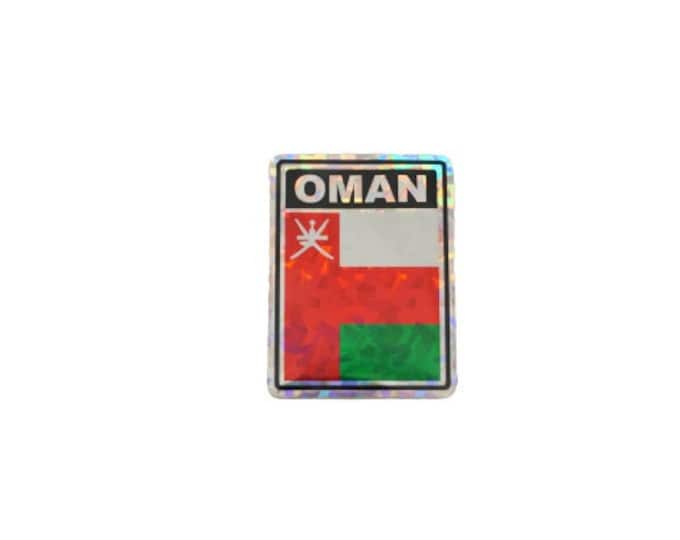 Oman Flag Emblem Stickers - Express Your Omani Pride With Style - Etsy