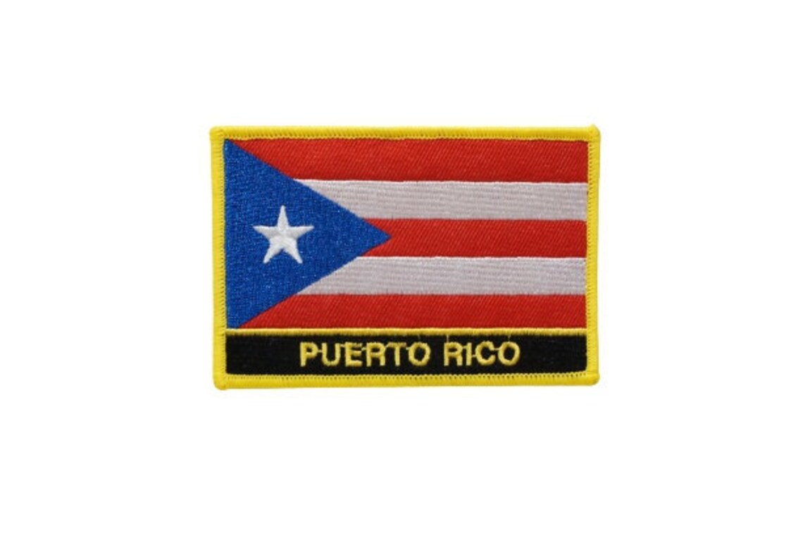 Puerto Rico Patch / Puerto Rico Flag Patch / Iron on or Sew - Etsy