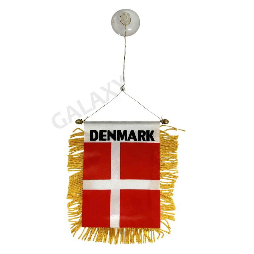 Denmark Mini Banner / Denmark Flag - Etsy