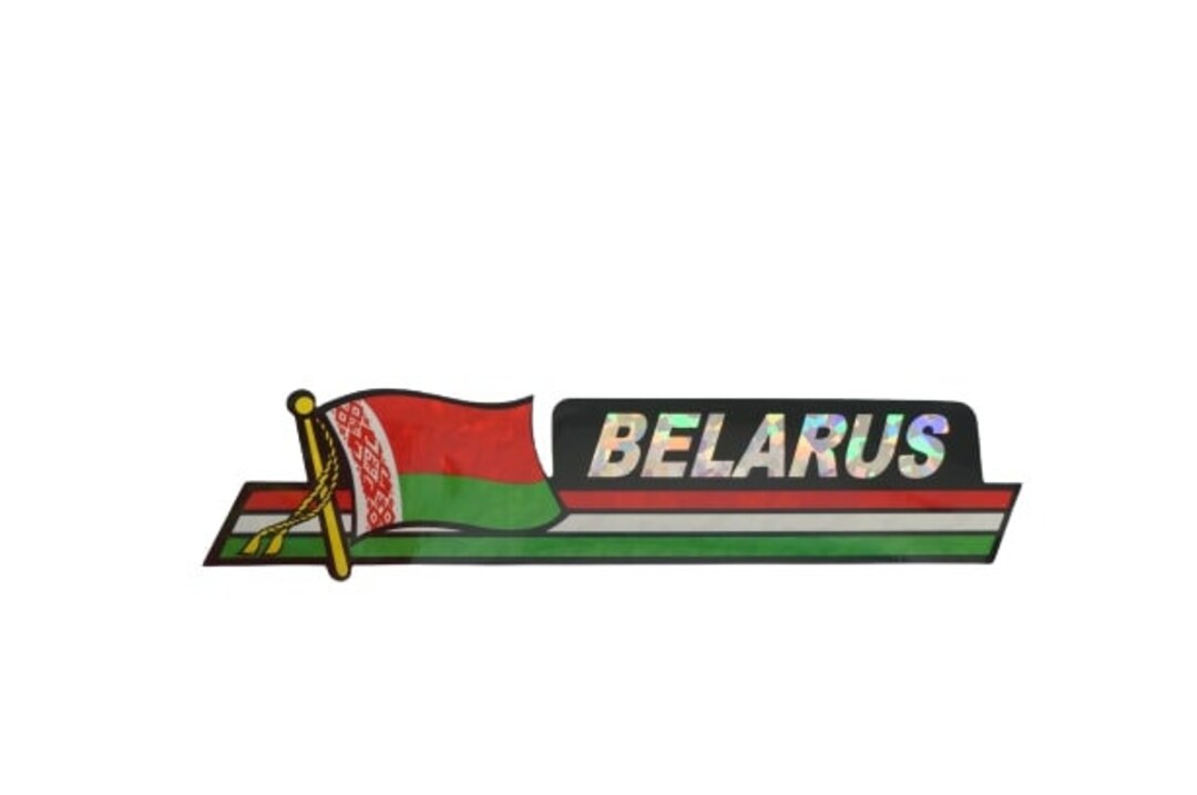 Belarus Bumper Sticker / Belarus Flag Sticker / 3 X 11 3/4 Belarus ...