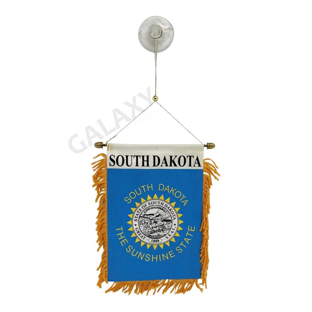 South Dakota Mini Banner / South Dakota Flag / South Dakota State Flag ...
