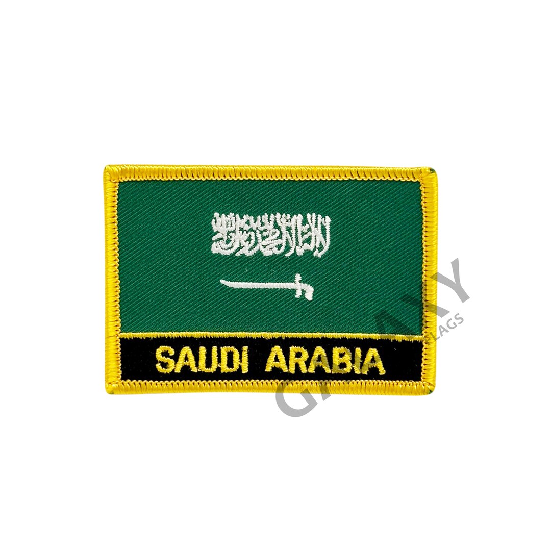Saudi Arabia Patch / Saudi Arabia Flag Patch / Iron - on or Sew On - Etsy