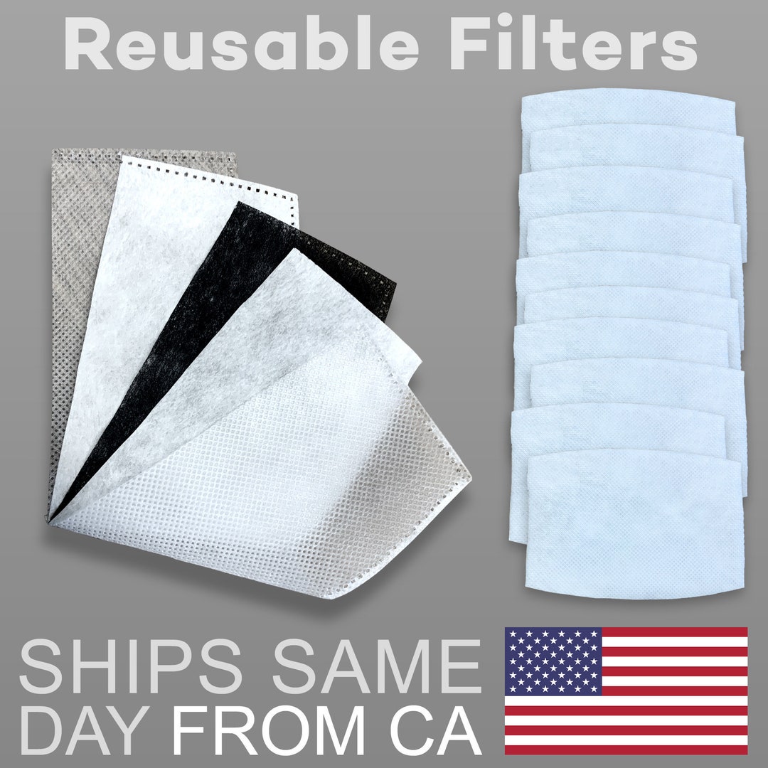 Face Mask Replacement Filters / Mask Filters Adult 5 Layer Face Mask ...