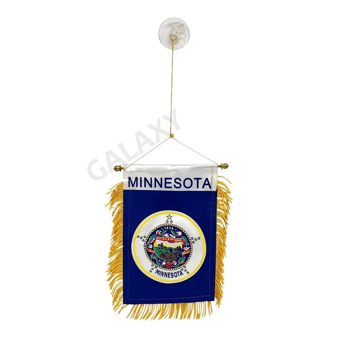 Minnesota Mini Banner / Minnesota Flag / Minnesota State Flag - Etsy