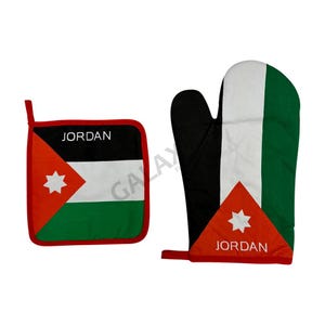 Jordan Flag Kitchen Set / Jordan Flag / Jordan Flag Apron - Etsy