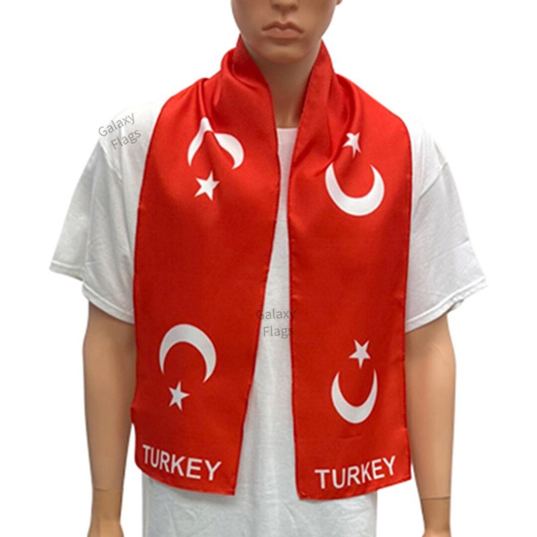 Turkey Scarf / Turkey Flag / Turkey Flag Scarves - Etsy