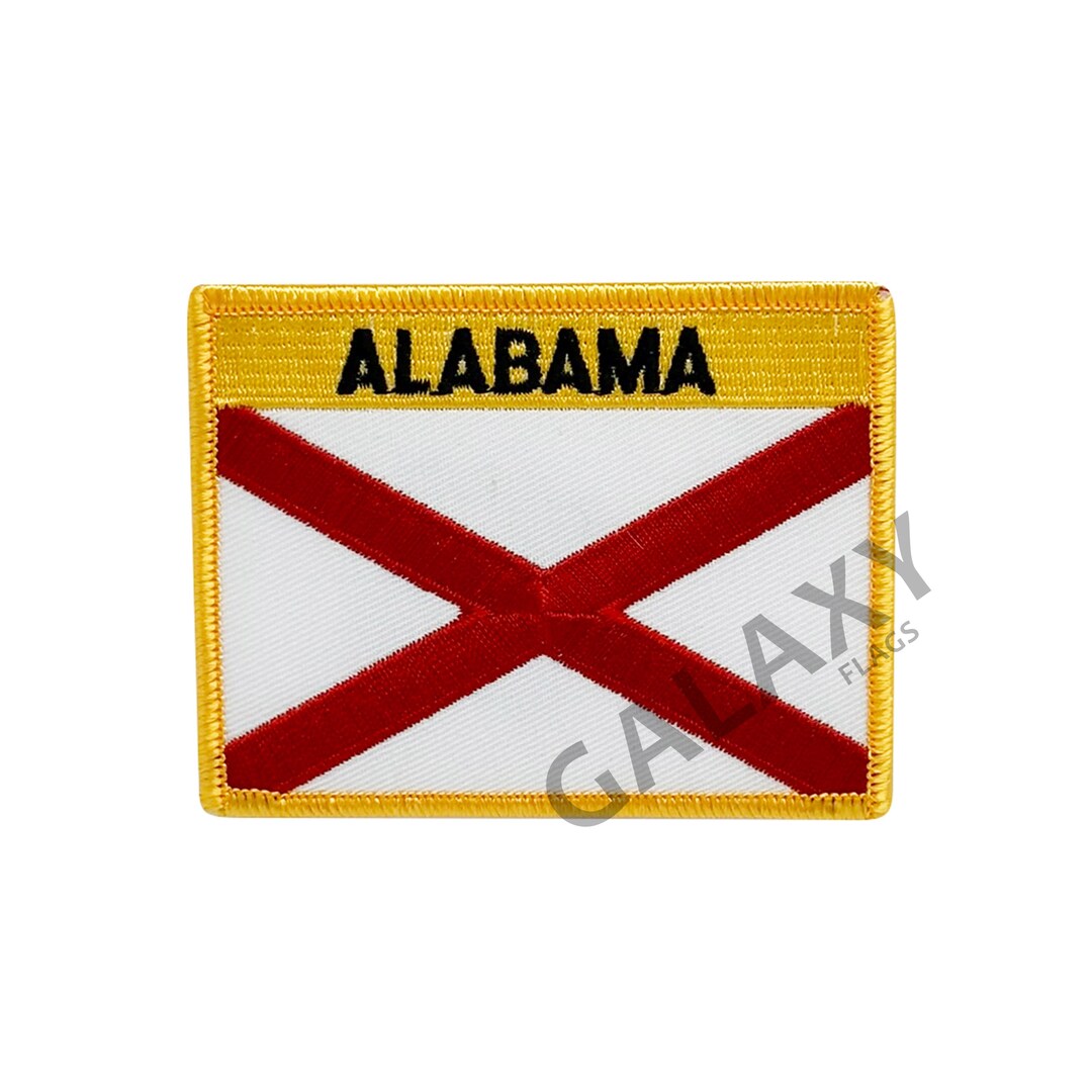 Alabama Patch / Alabama Flag Patch / Iron - on or Sew On - Etsy