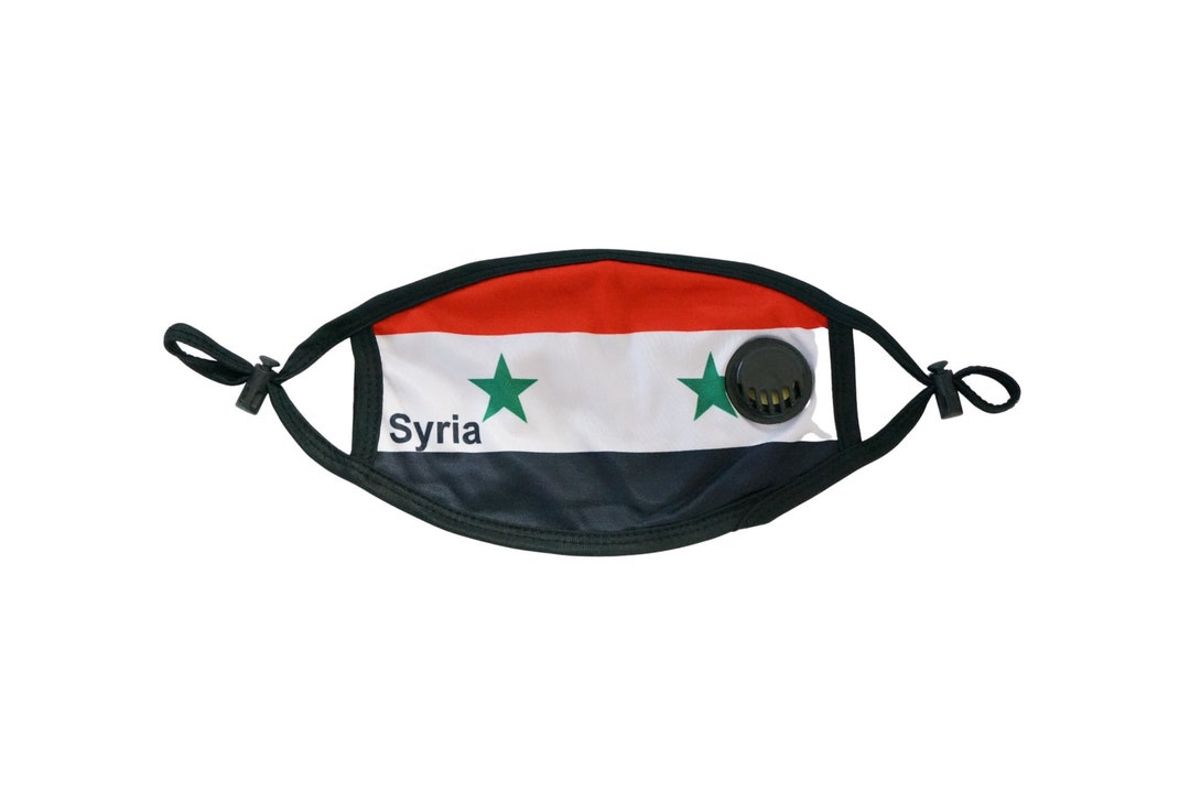 Syria Mask / Face Mask WITH Filter Pocket / Syria Flag - Etsy